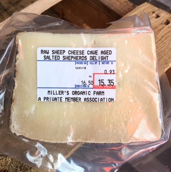 Sheep – Feta Cheese – per lb – Amos Miller Organic Farm