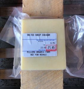 Raw Sheep Cheese – per lb – Amos Miller Organic Farm