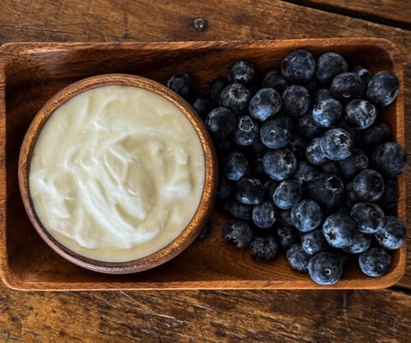 Berry Berry Greek Yogurt – Plastic – Amos Miller Organic Farm